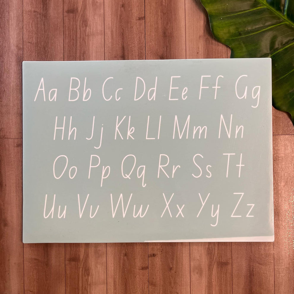 Alphabet Tracing Board - NSW Foundation Font - Customisable Colors ...