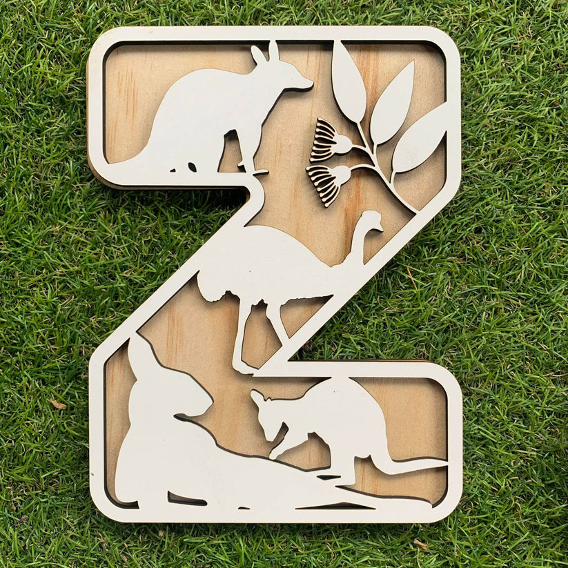 Original design Australian Animal-themed Layered Letters – Webster ...