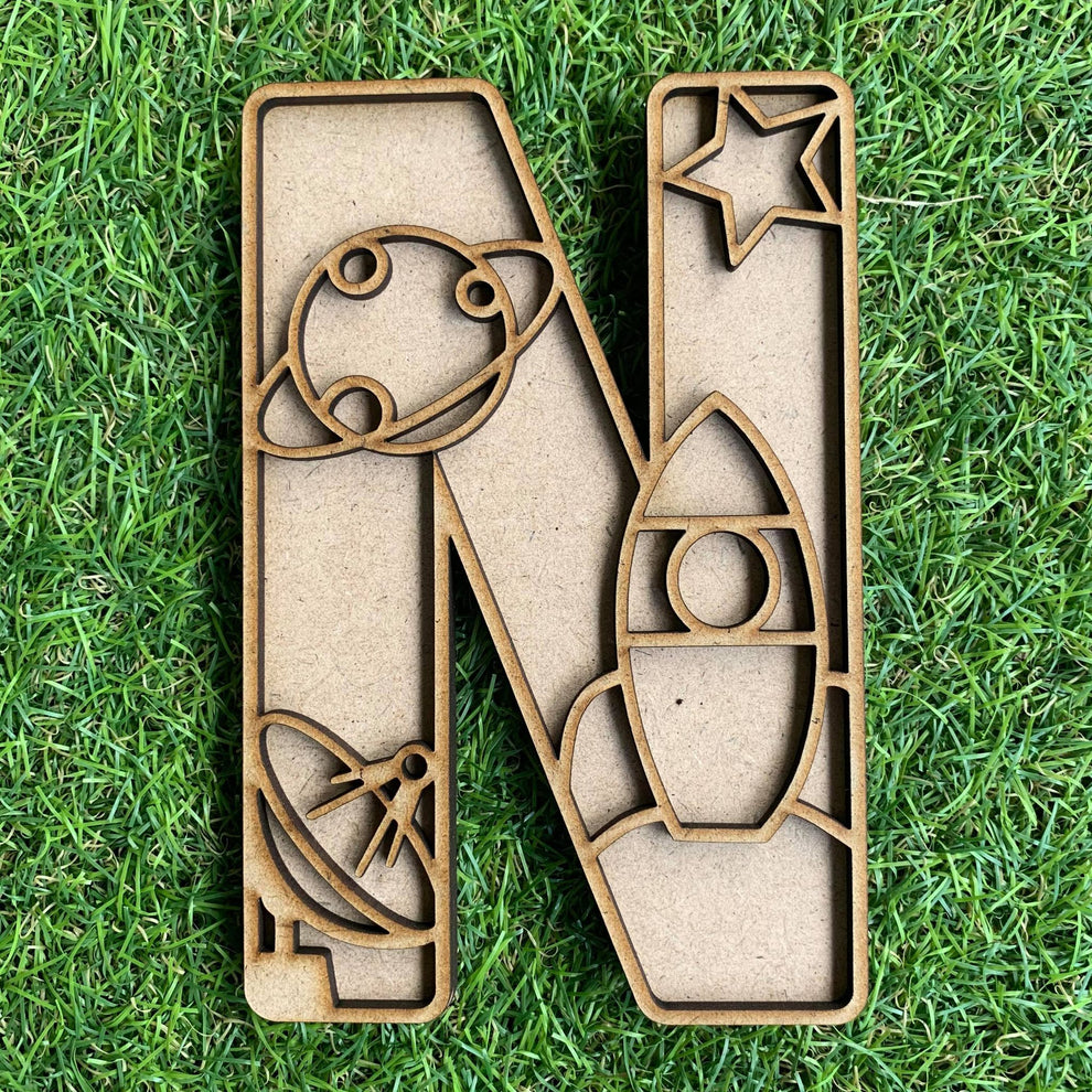 Deep Space Themed Wall Letters - Cosmic Designs 15-30cm – Webster ...