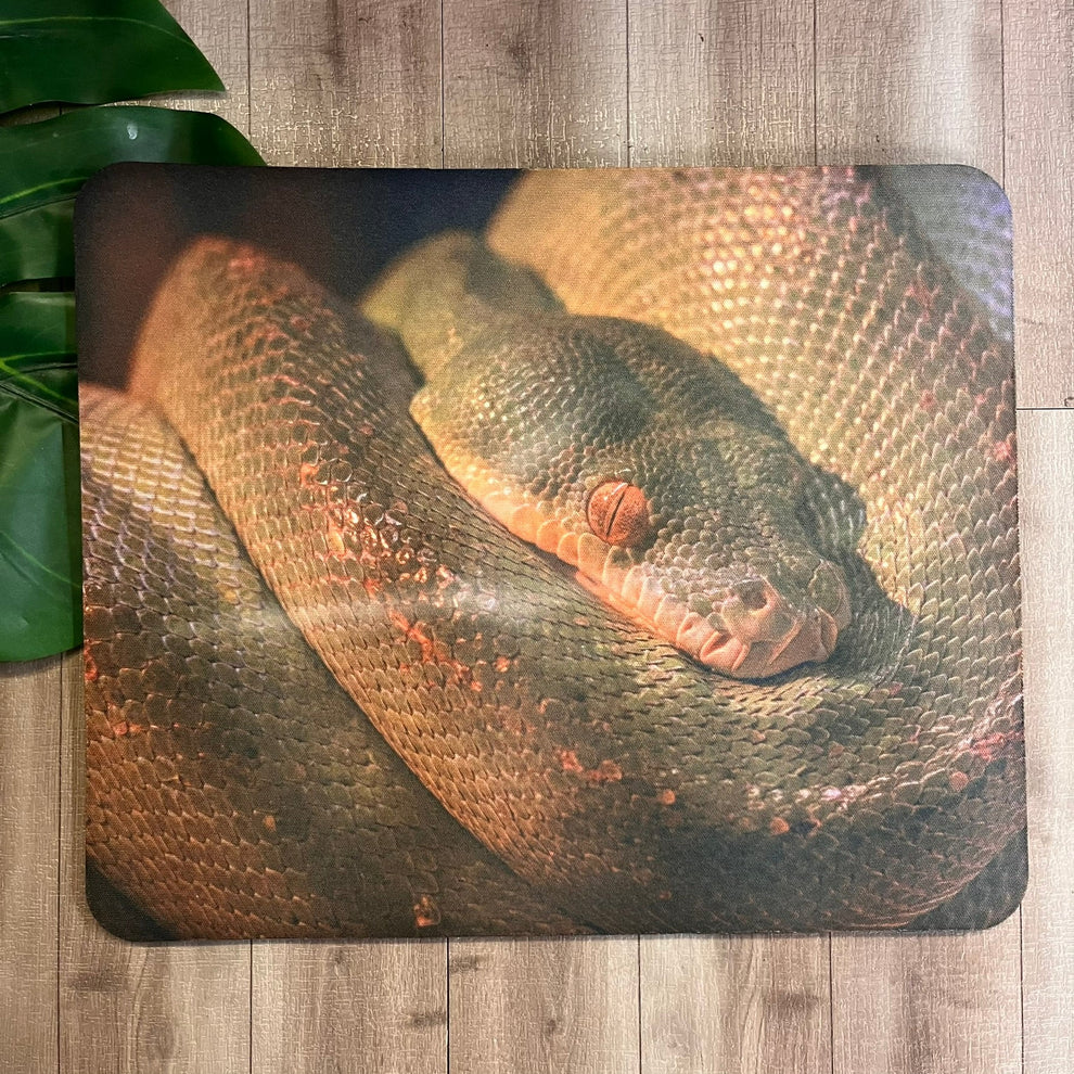 Green Snake Mouse Pad - 3mm Neoprene Desk Accessory – Webster Enterprises