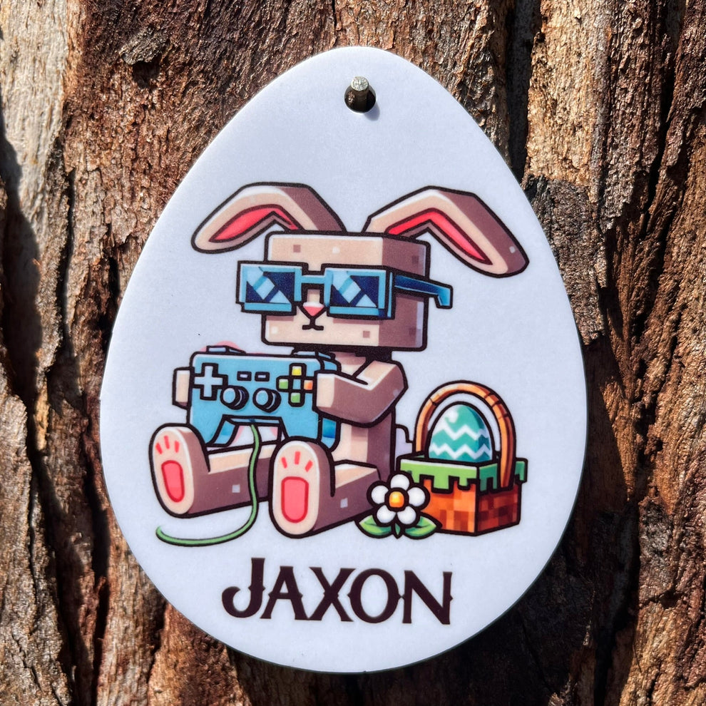 Personalised Easter Egg Acrylic Tags - A charming touch for Easter Bas ...
