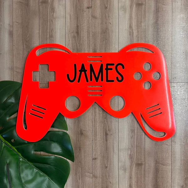 Personalised Game Controller Name Plaque – Webster Enterprises