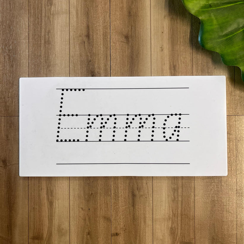 Personalised Name Tracing Board - NSW Foundation Font – Webster Enterprises