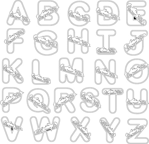 Racing Car-Themed Wall Letters for Speed Enthusiasts – Webster Enterprises