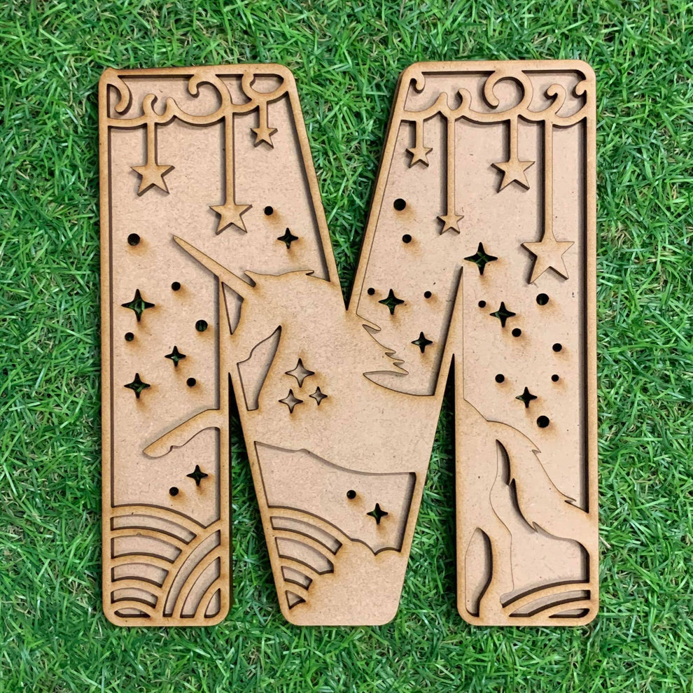 Enchanting Unicorn Themed Wall Letters - 15cm, 20cm, 30cm – Webster ...